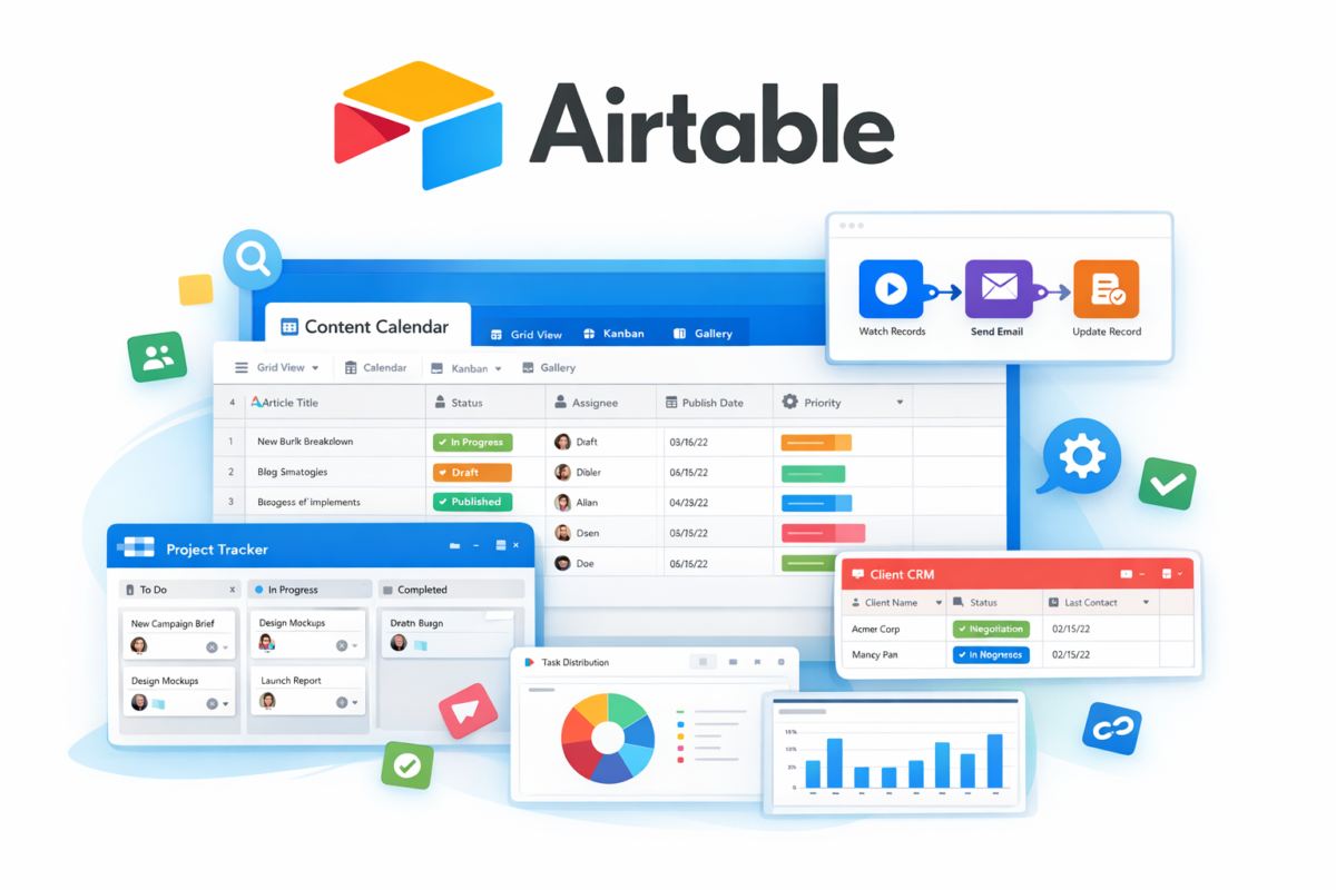 Airtable Review - AI Tools & Productivity Software Reviews